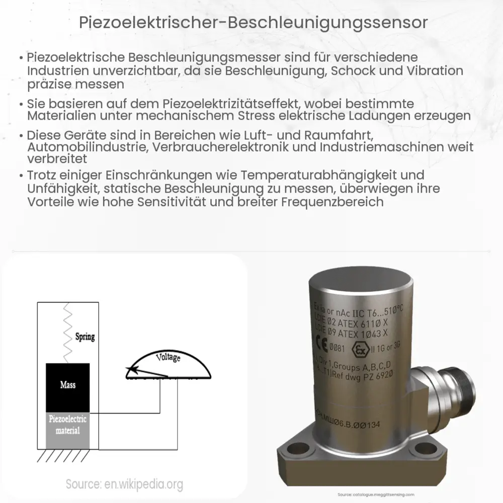 Piezoelektrischer Beschleunigungssensor – Electricity – Magnetism