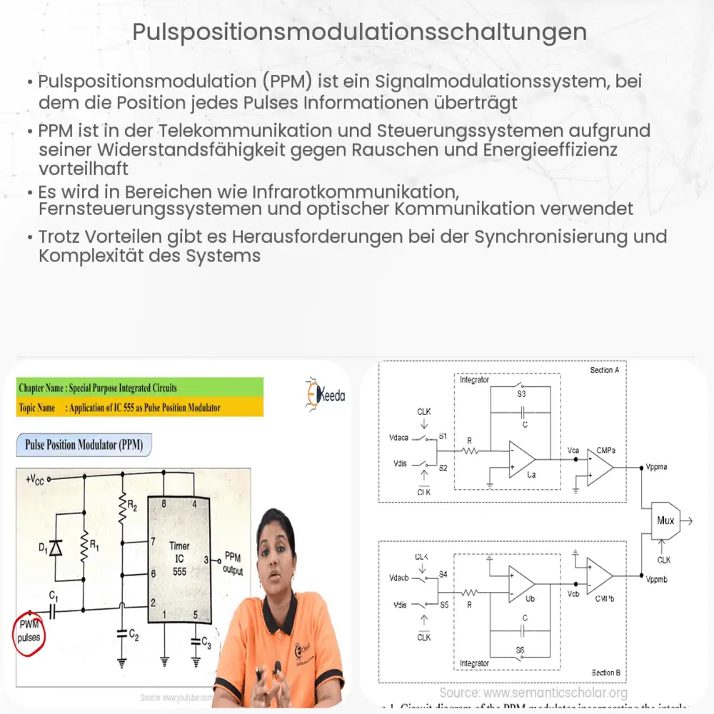 Pulspositionsmodulationsschaltungen – Electricity – Magnetism