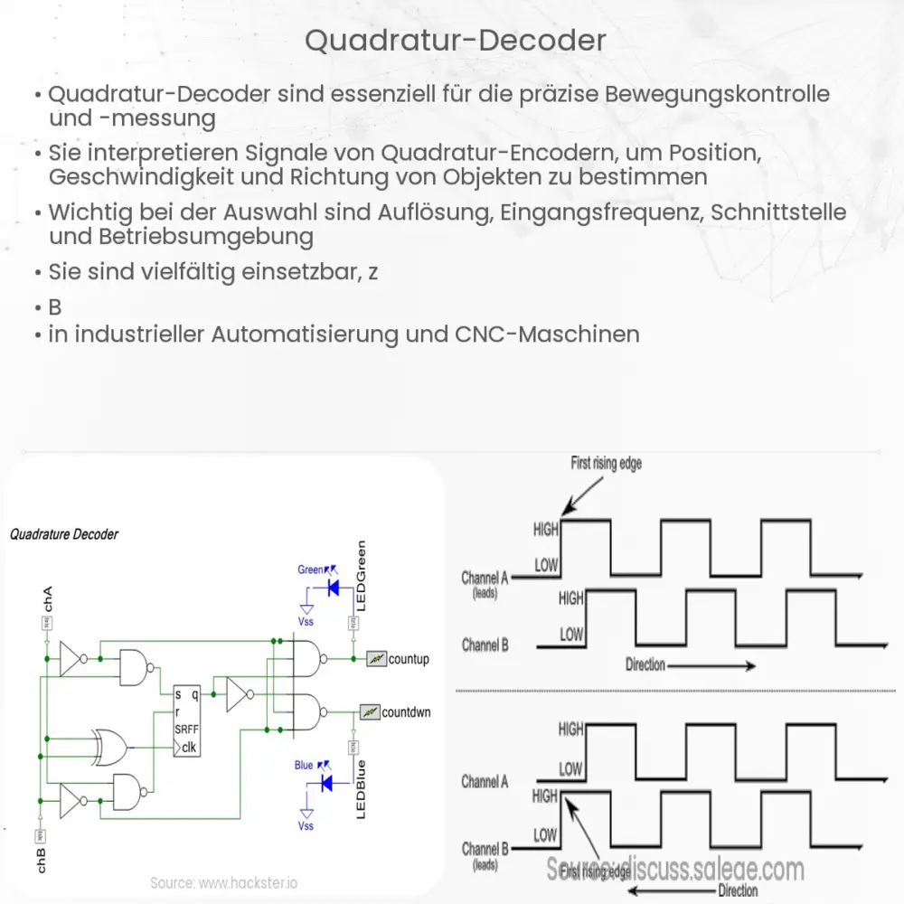 Quadratur-Decoder | Wie es funktioniert, Anwendung & Vorteile