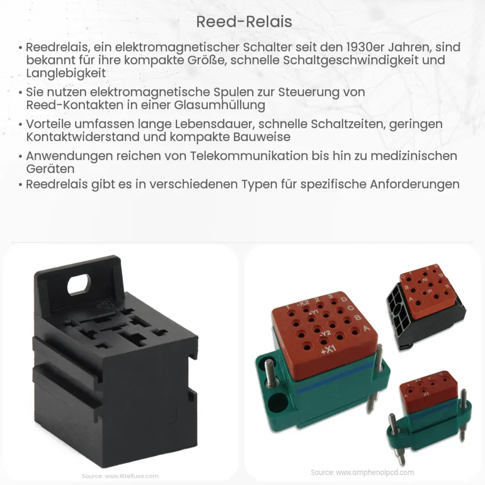 Reed-Relais | Wie es funktioniert, Anwendung & Vorteile