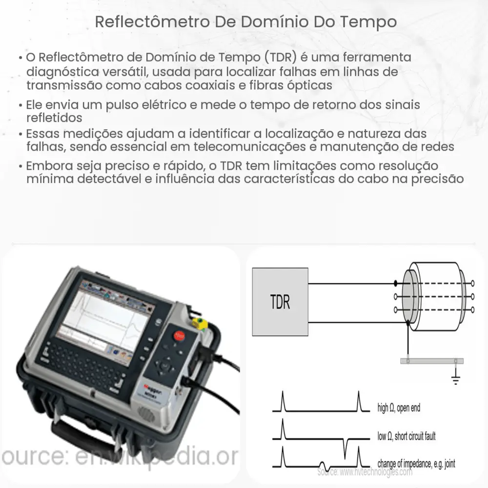 Reflectômetro de domínio do tempo | Como funciona, aplicação e vantagens