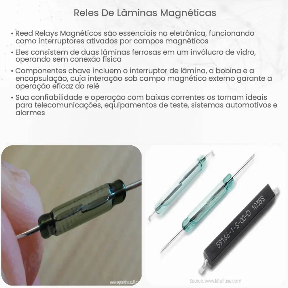 Reles de lâminas magnéticas | Como funciona, aplicação e vantagens