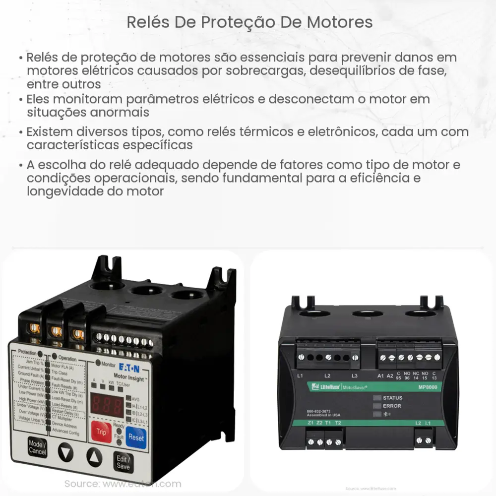 Relés de proteção de motores – Electricity – Magnetism