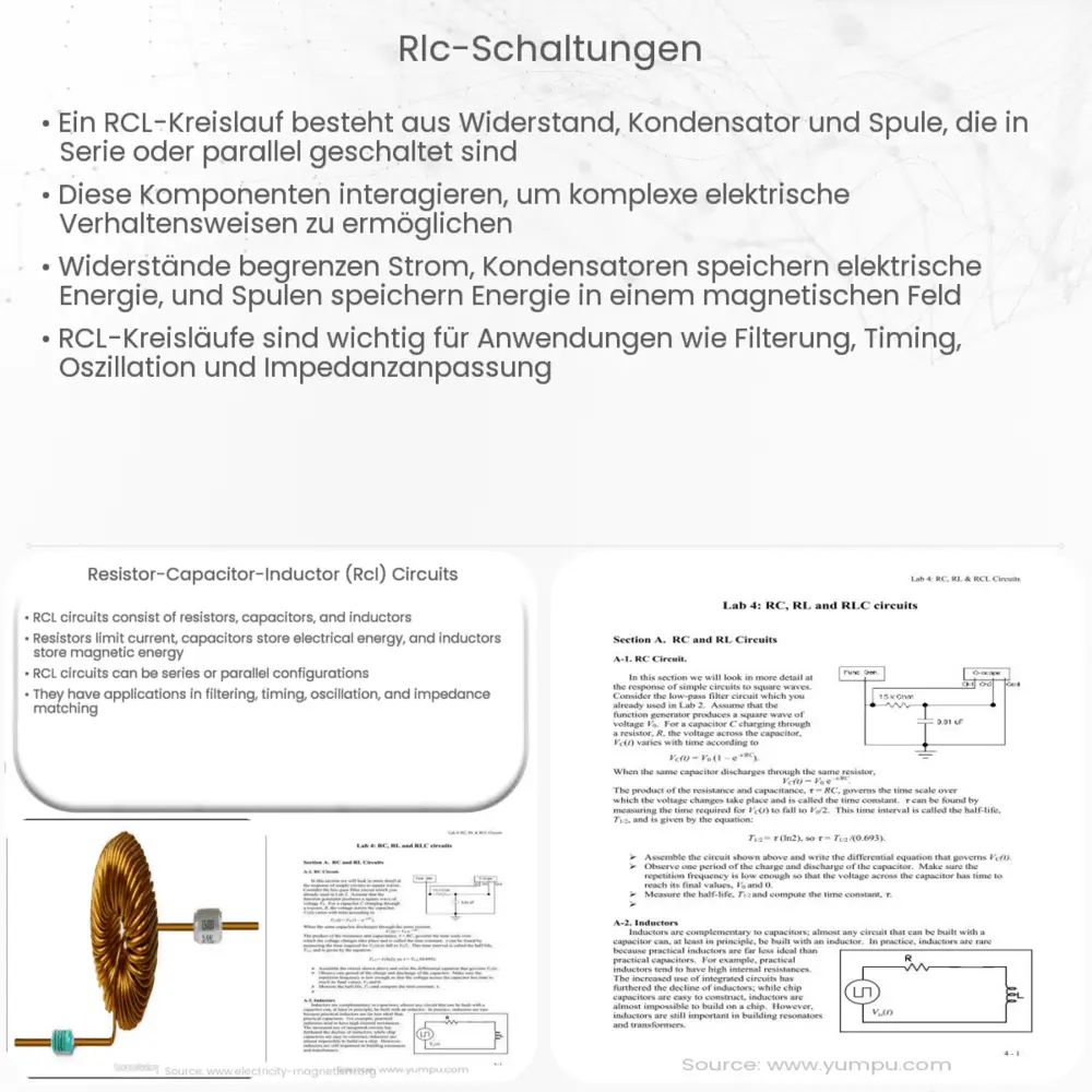 RLC-Schaltung Gleichung | Formel & Anwendung