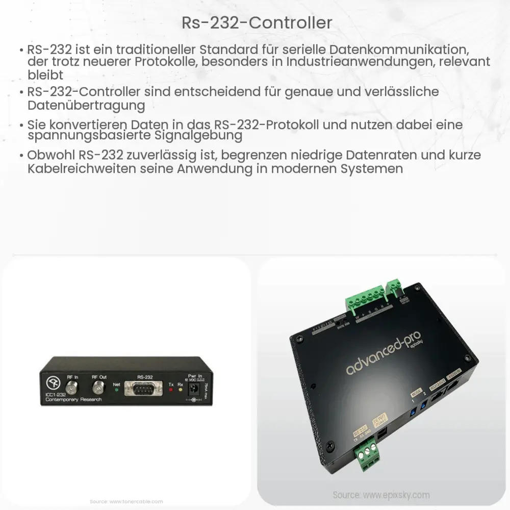 Rs 232 Controller Wie Es Funktioniert Anwendung And Vorteile 7581