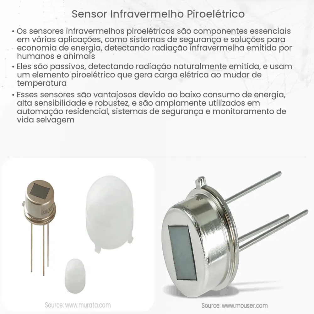 Sensor infravermelho piroelétrico | Como funciona, aplicação e vantagens