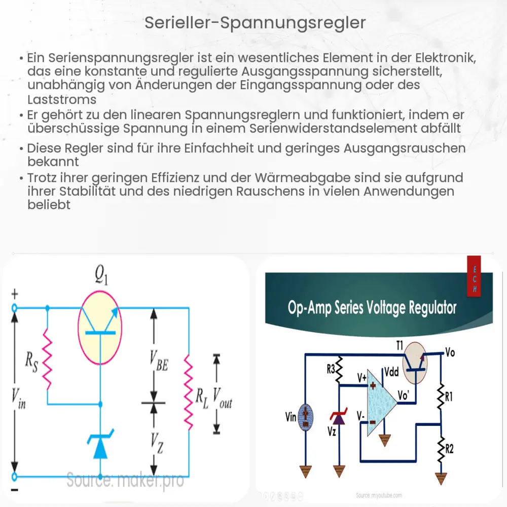 Serieller Spannungsregler | Wie es funktioniert, Anwendung & Vorteile
