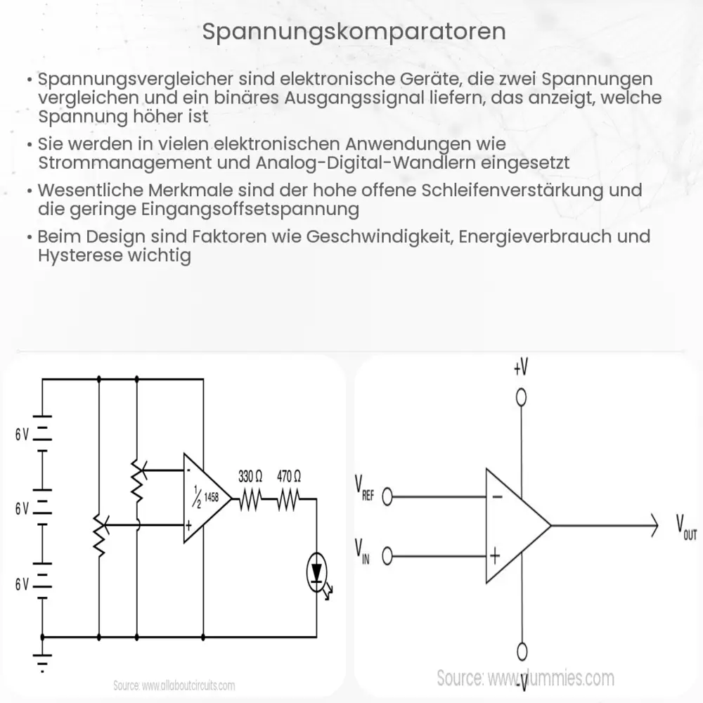 Was ist ein Komparator?