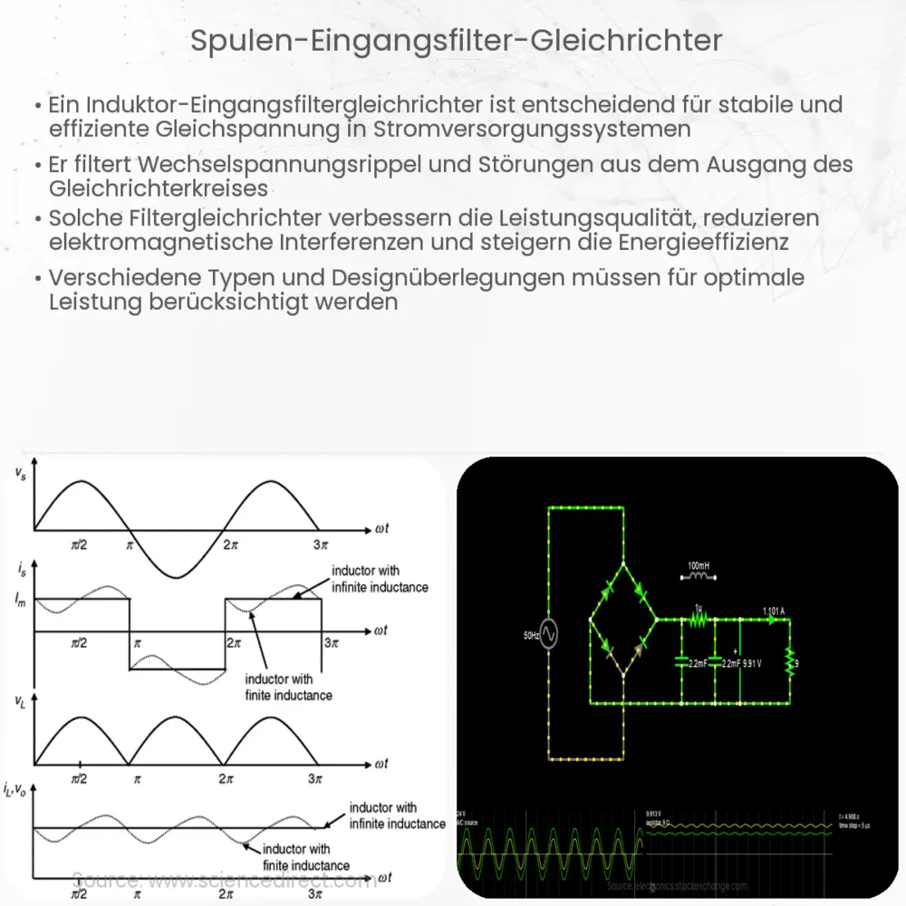 Spulen Eingangsfilter Gleichrichter – Electricity – Magnetism