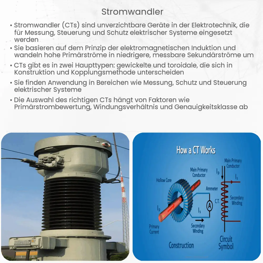Stromwandler | Wie es funktioniert, Anwendung & Vorteile