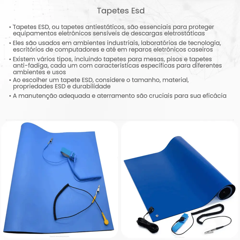 Tapetes ESD | Como funciona, aplicação e vantagens