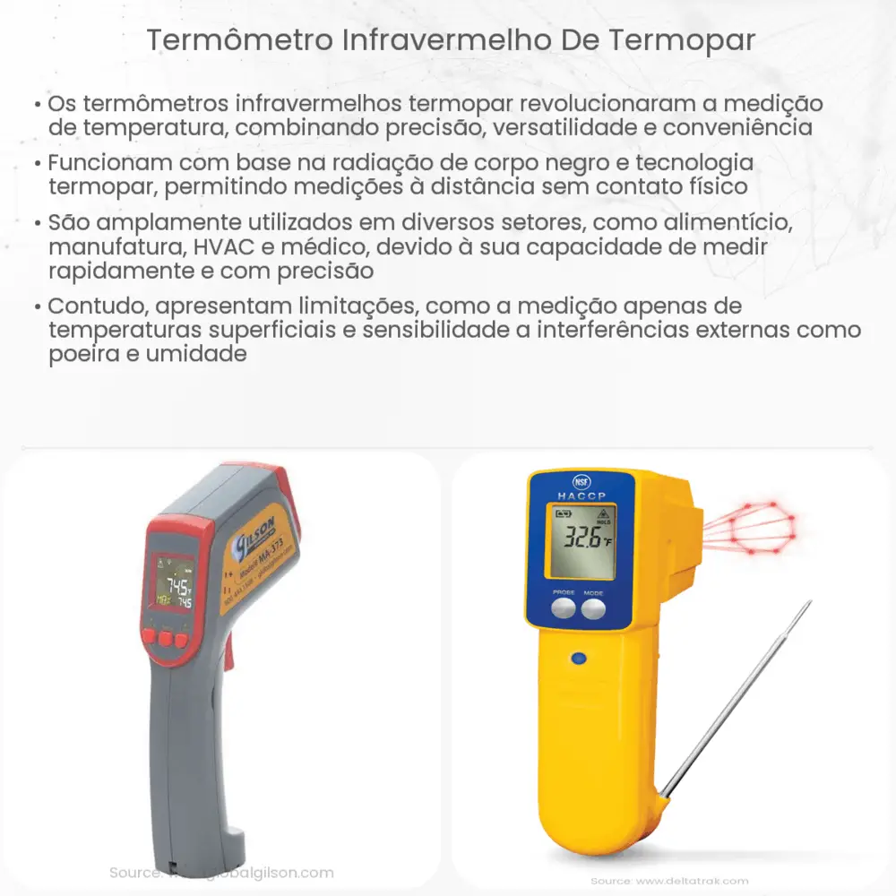 Termômetro infravermelho de termopar | Como funciona, aplicação e vantagens