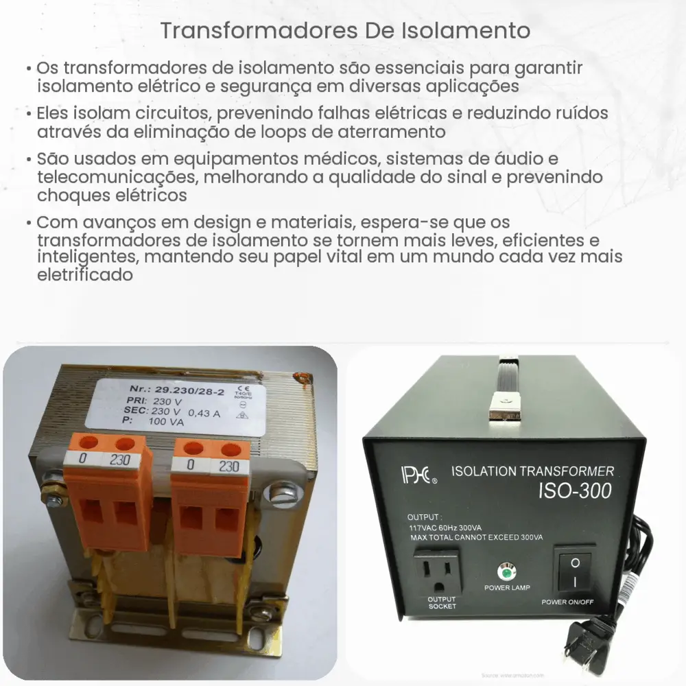 Transformadores de isolamento – Electricity – Magnetism