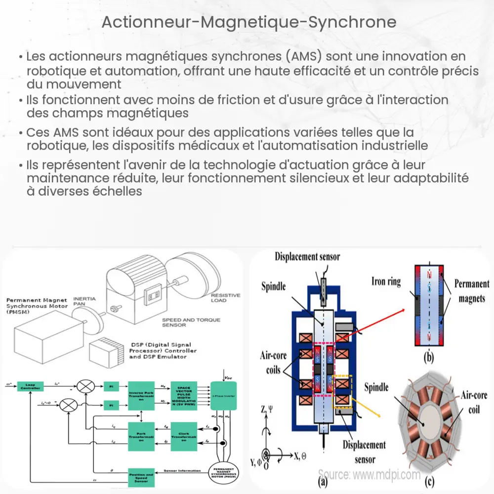 Actionneur magnétique synchrone – Electricity – Magnetism