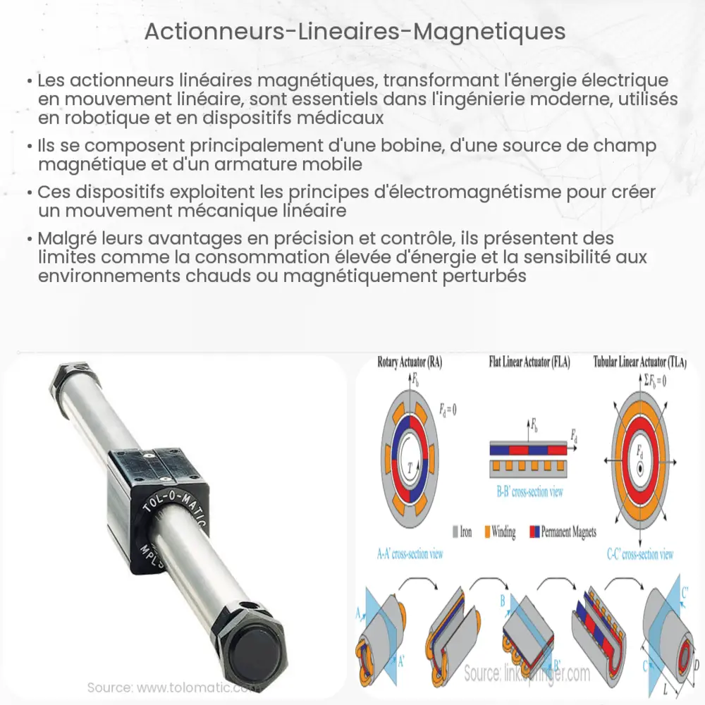 Actionneurs linéaires magnétiques – Electricity – Magnetism