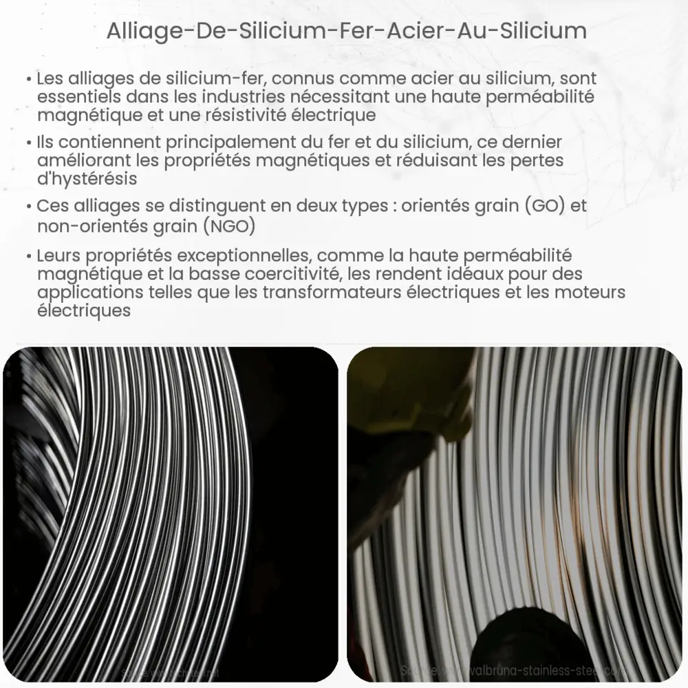 Alliage de silicium-fer (acier au silicium) – Electricity – Magnetism