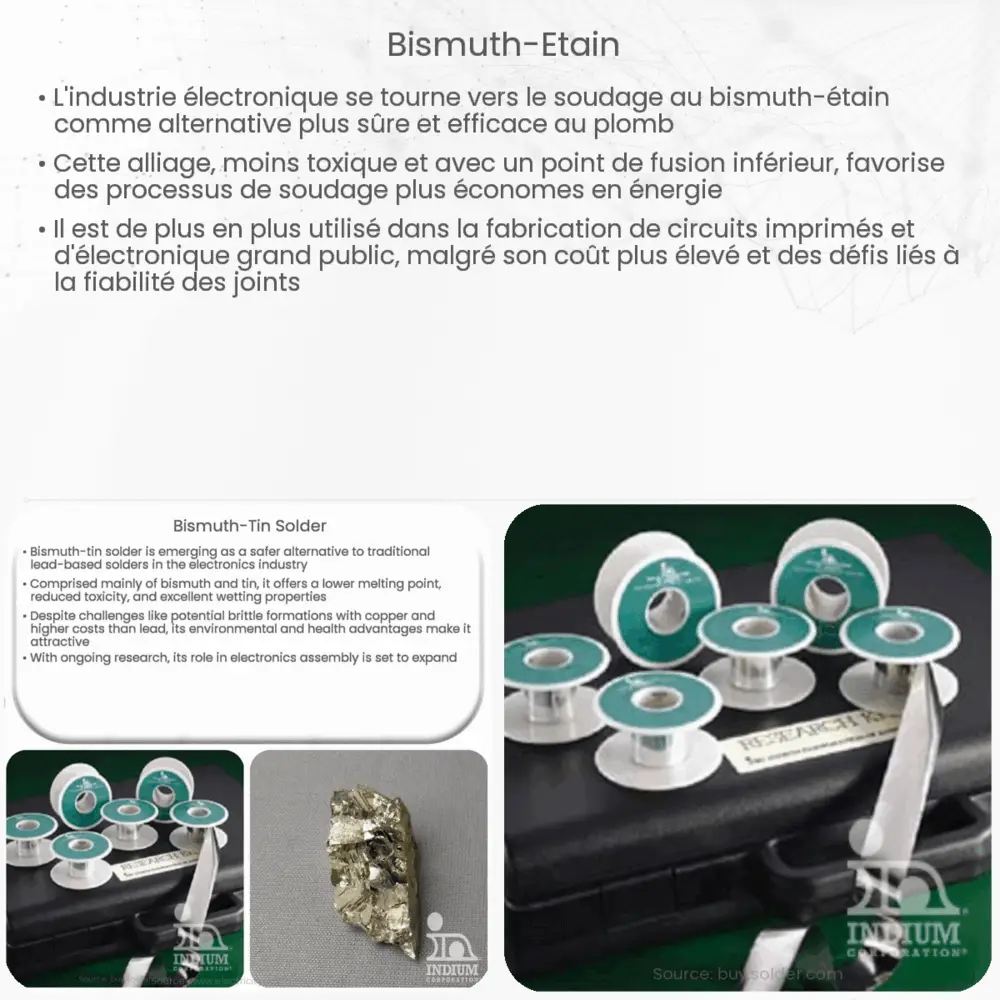Bismuth-étain | Comment ça marche, application et avantages