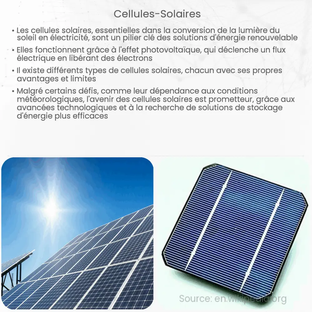 Cellules solaires | Comment ça marche, application et avantages