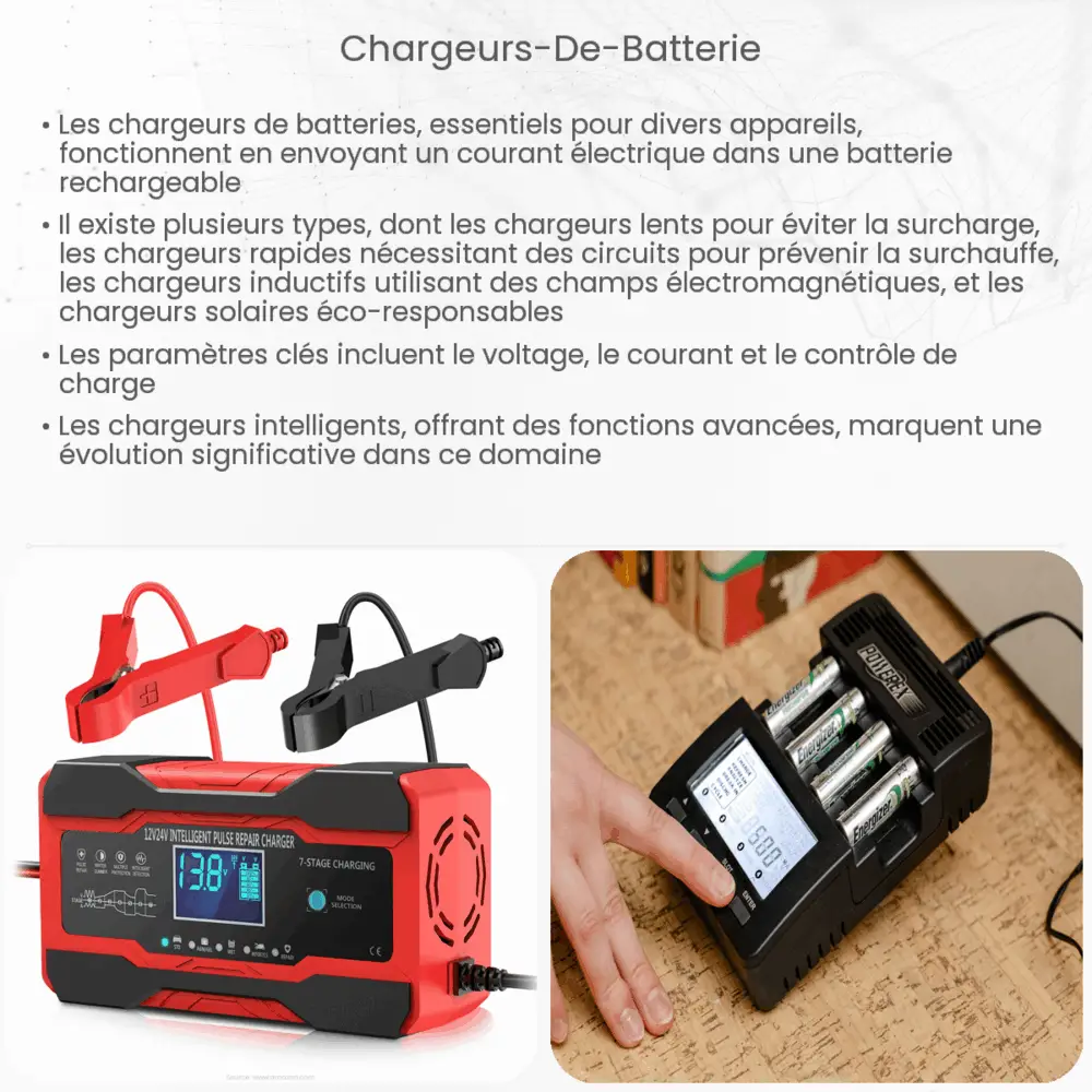 Chargeurs de batterie | Comment ça marche, application et avantages