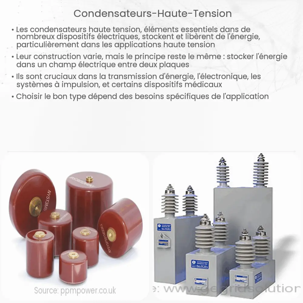 Condensateurs haute tension – Electricity – Magnetism