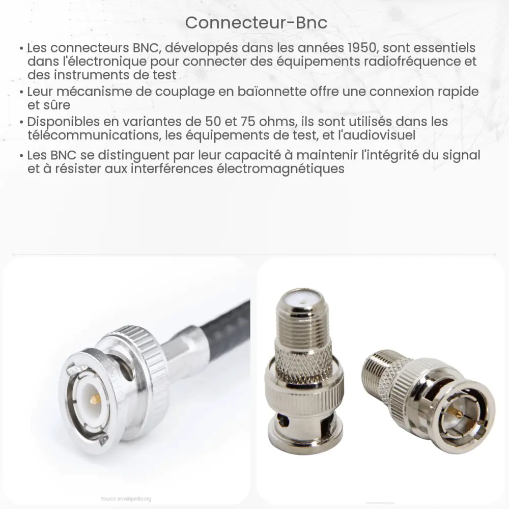 Connecteur BNC | Comment ça marche, application et avantages