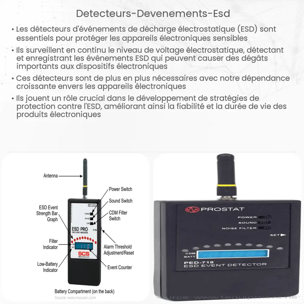 Détecteurs d’événements ESD – Electricity – Magnetism