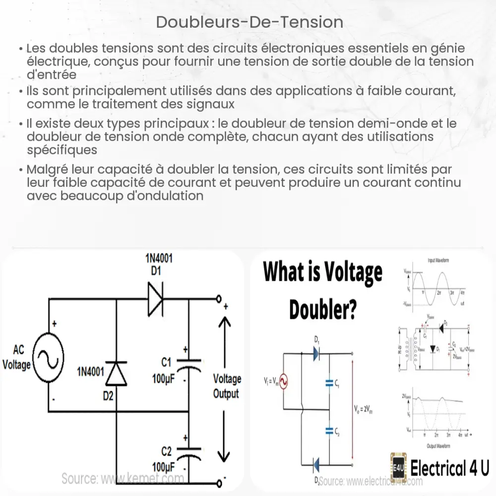 Doubleur de tension | Comment ça marche, application et avantages
