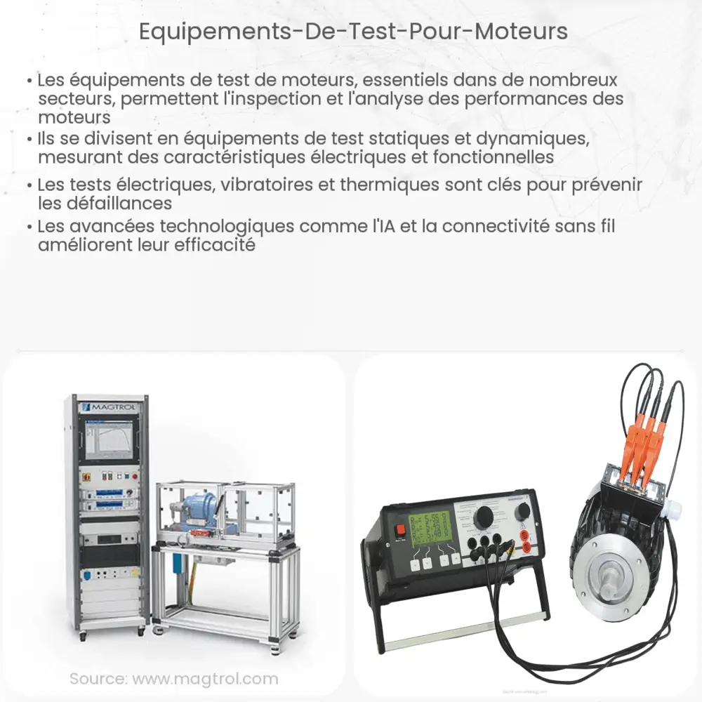 Équipements de test pour moteurs – Electricity – Magnetism