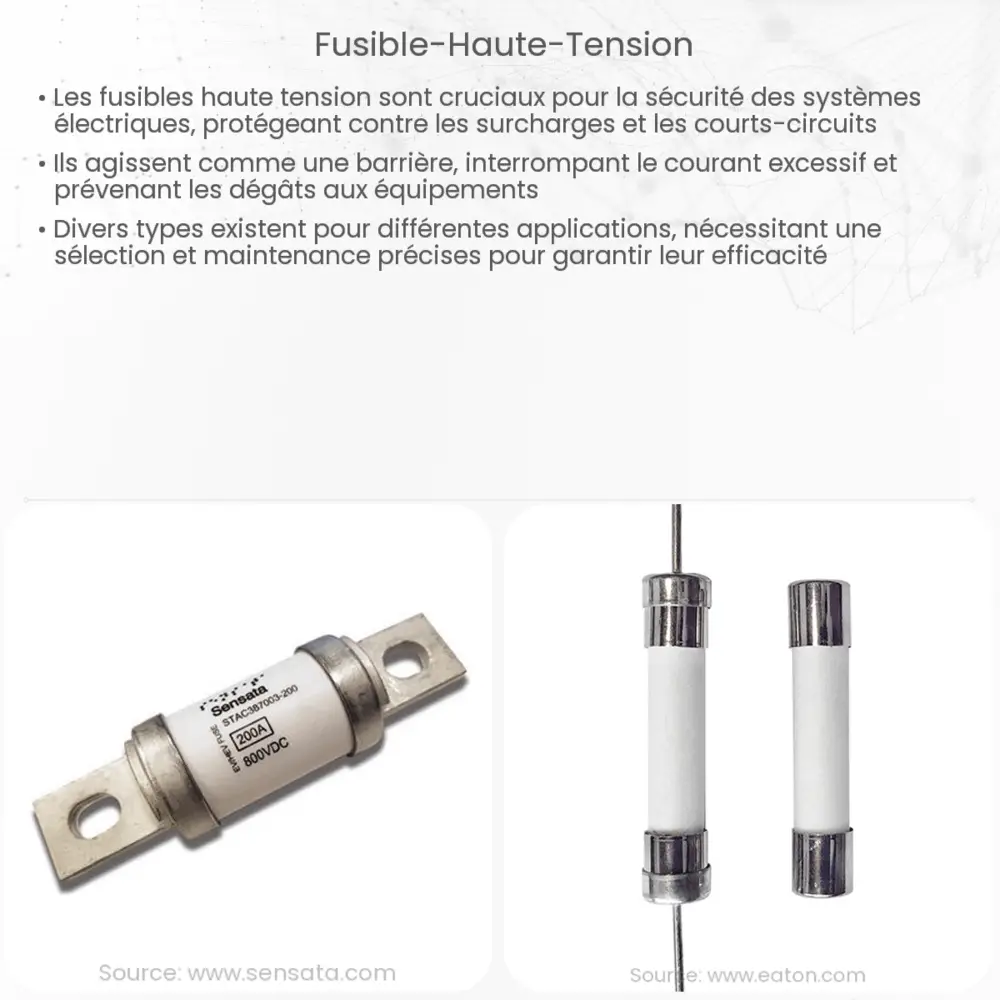 Fusible haute tension – Electricity – Magnetism