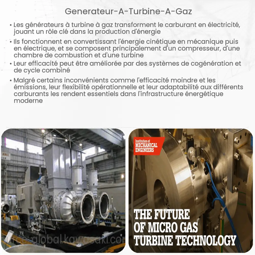 Générateur à turbine à gaz | Comment ça marche, application et avantages