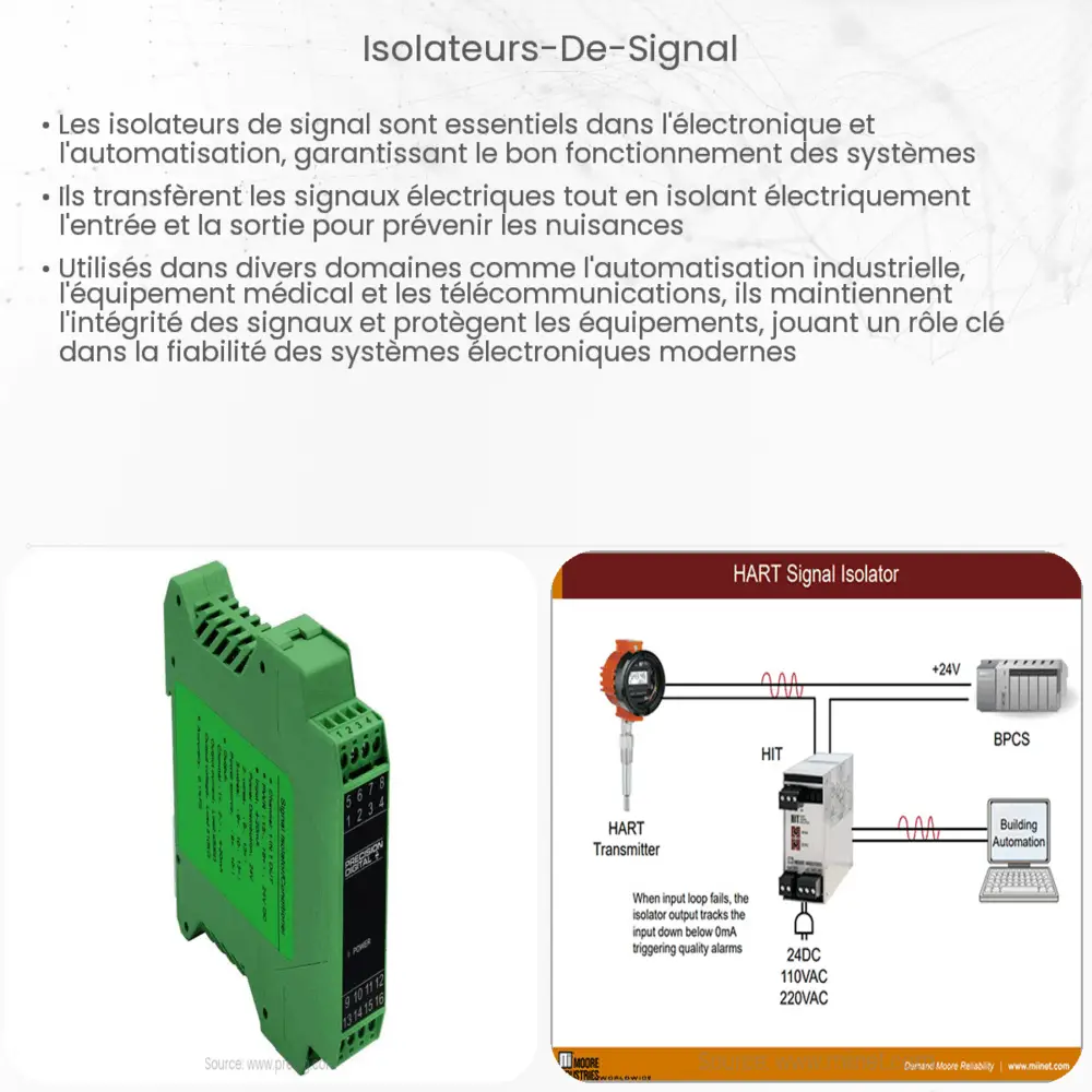 Isolateurs de signal | Comment ça marche, application et avantages