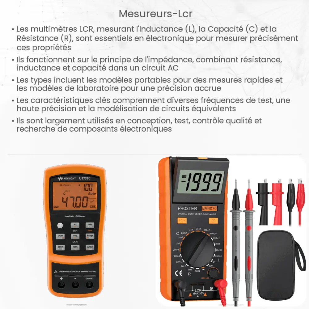 Mesureurs LCR – Electricity – Magnetism