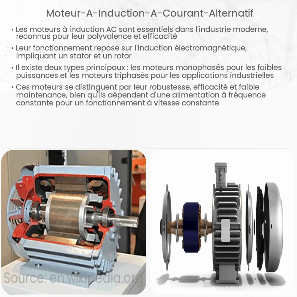 Moteur à induction à courant alternatif – Electricity – Magnetism