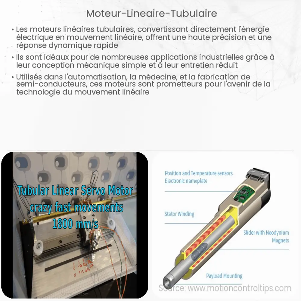 Actionneur linéaire tubulaire | Comment ça marche, application et avantages