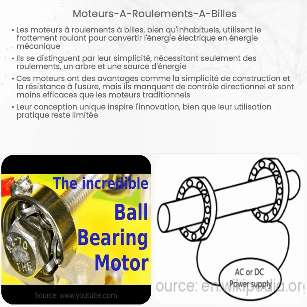 Moteurs à roulements à billes – Electricity – Magnetism
