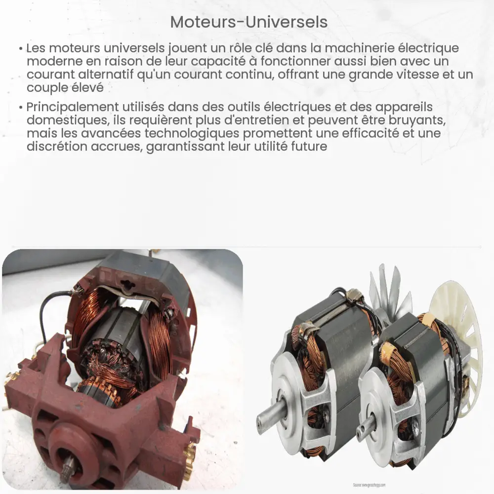 Moteurs universels – Electricity – Magnetism