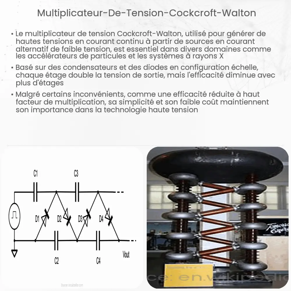 Multiplicateur de tension Cockcroft-Walton – Electricity – Magnetism