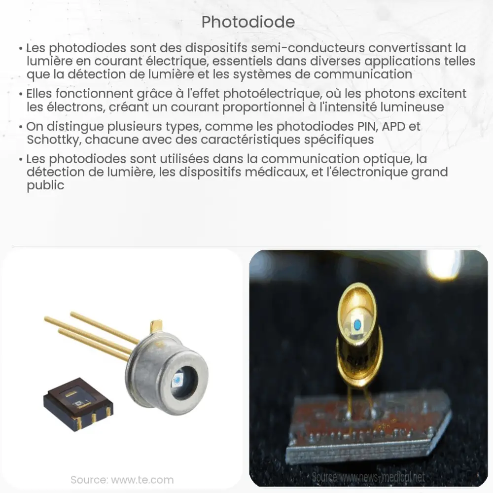 photodiode | Comment ça marche, application et avantages