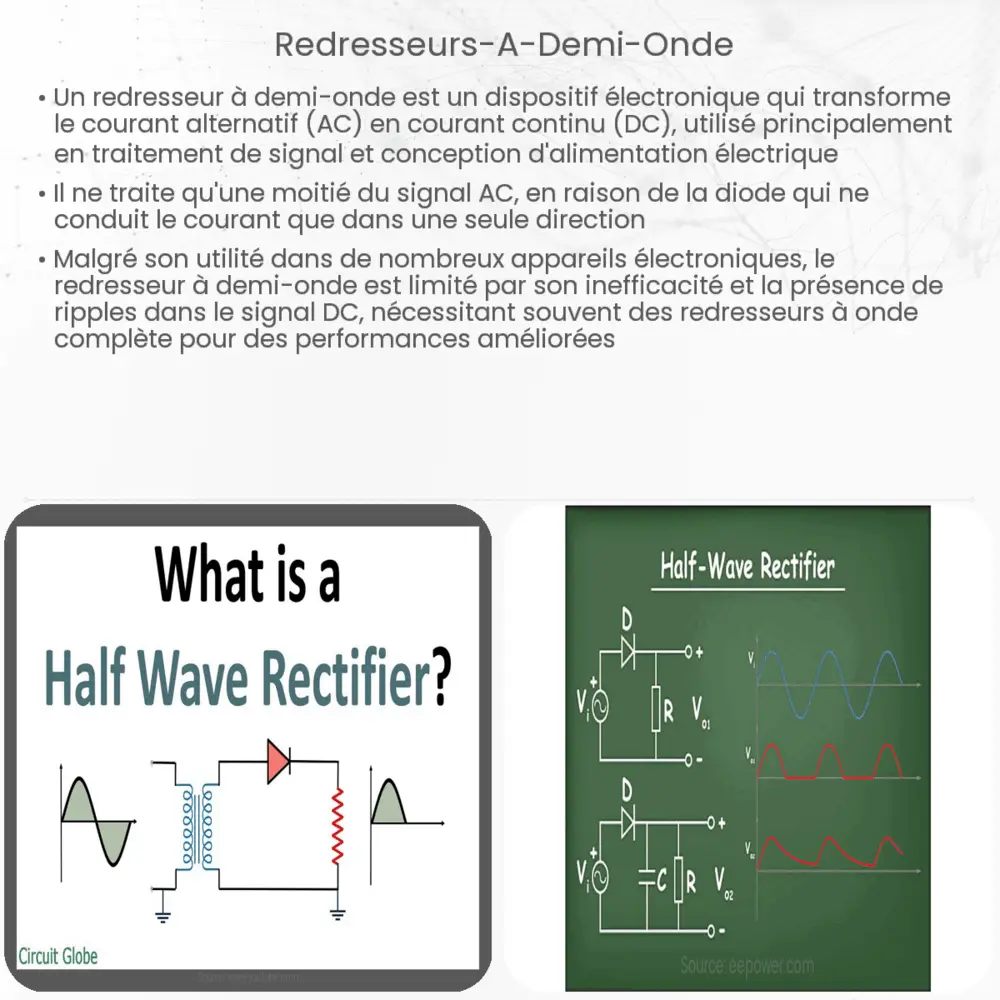 Redresseurs à demi-onde – Electricity – Magnetism