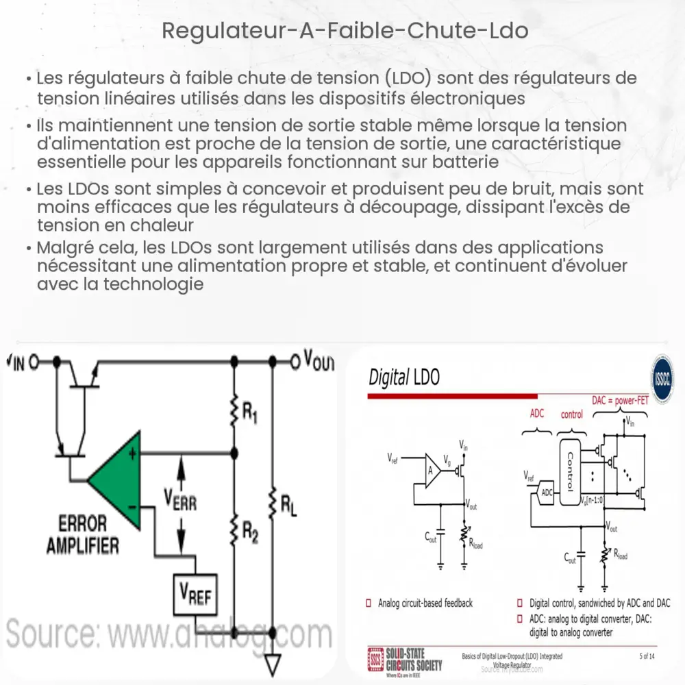 Régulateur de courant à faible chute (LDO) | Comment ça marche ...