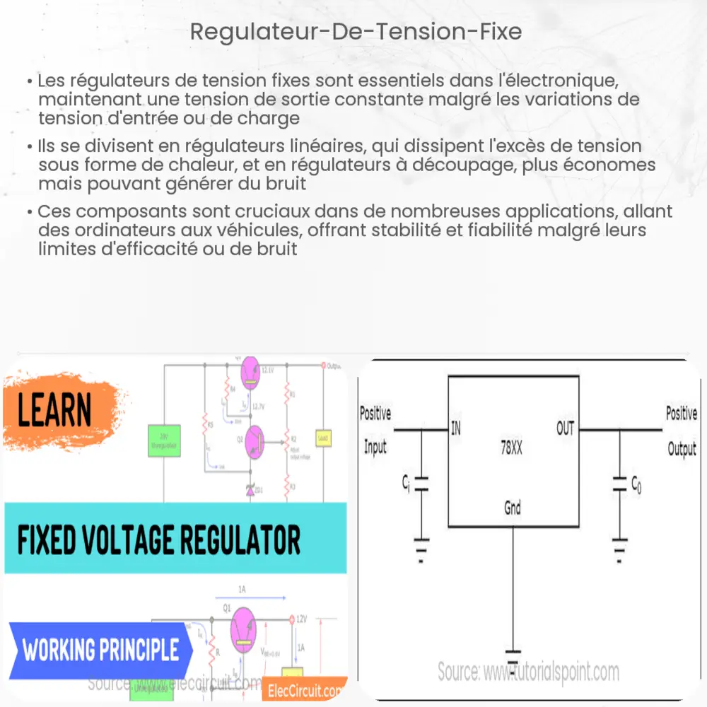 Les applications des régulateurs de tension dans les circuits électroniques