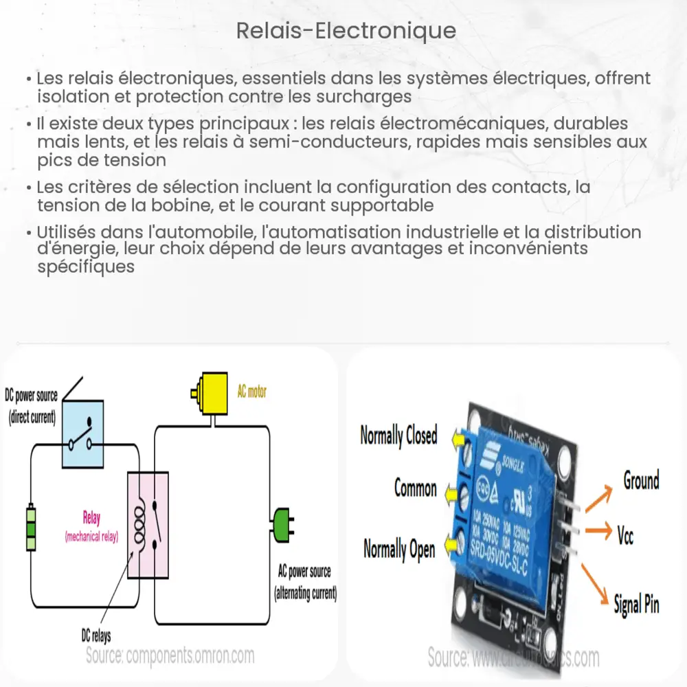 Relais électronique | Comment ça marche, application et avantages