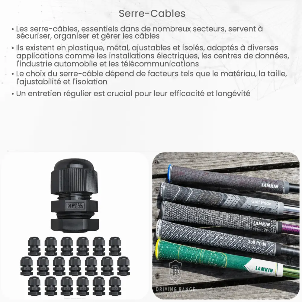 Serre-câbles | Comment ça marche, application et avantages