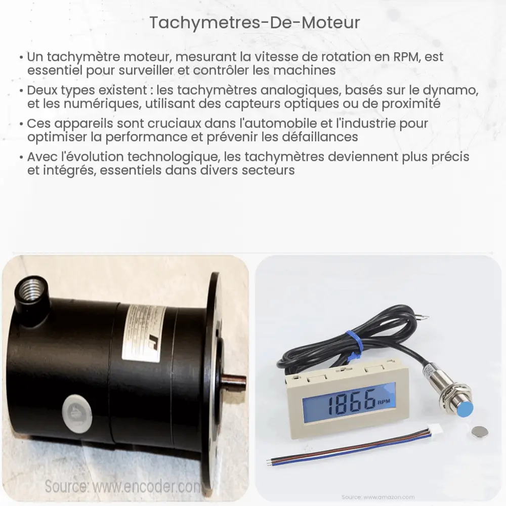 Comment fonctionne un tachymètre magnétique?