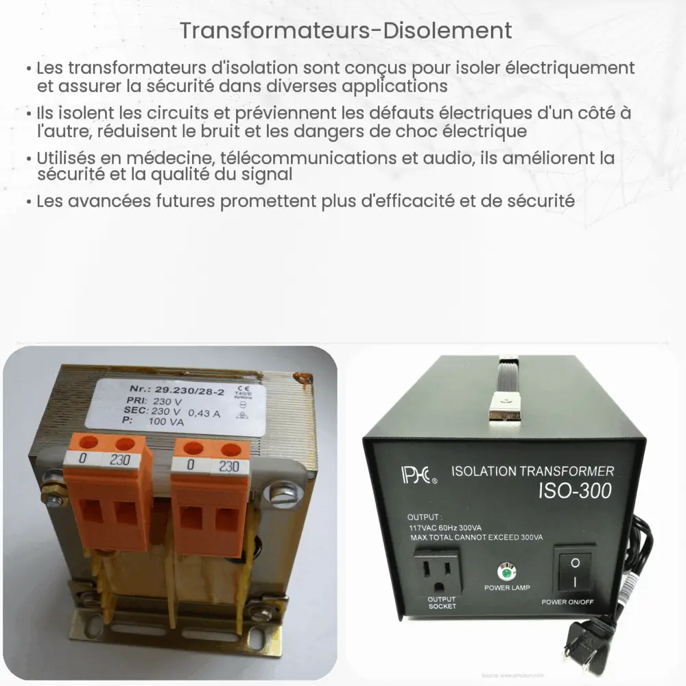 Transformateurs d'isolement | Comment ça marche, application et avantages