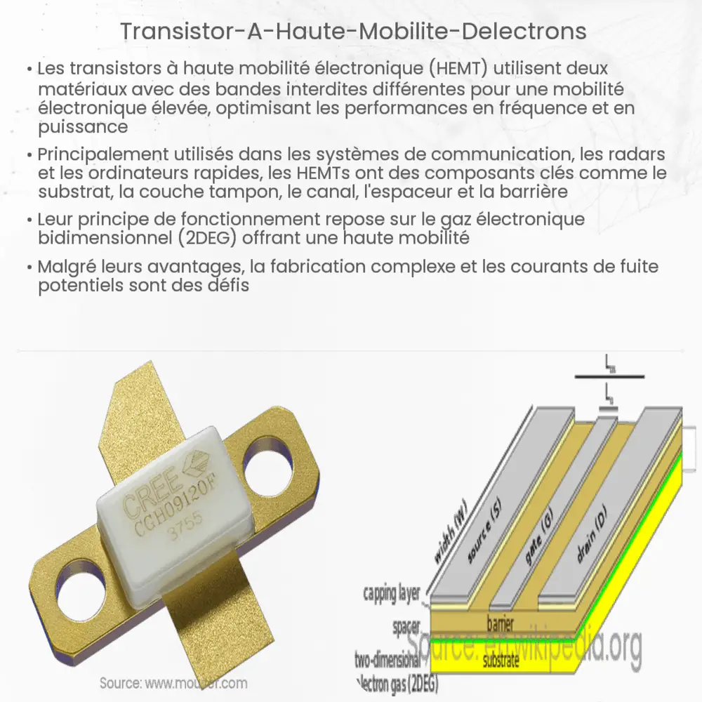 Transistor à haute mobilité d’électrons – Electricity – Magnetism