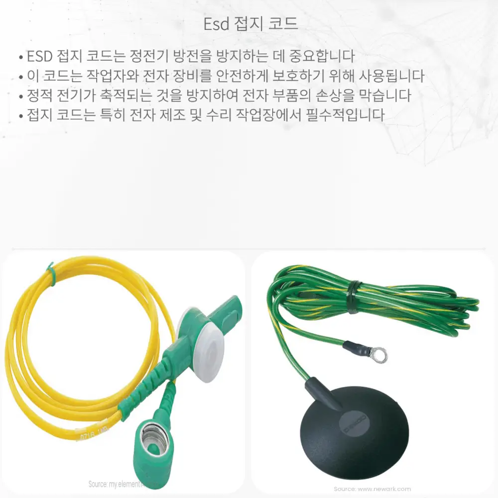 ESD 접지 코드 | 작동 방식, 응용 프로그램 및 장점