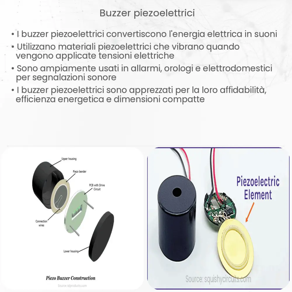 Buzzer piezoelettrici – Electricity – Magnetism