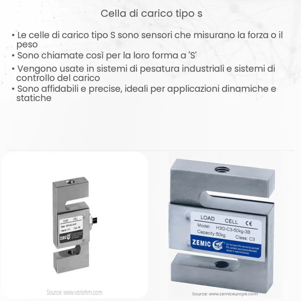 Cella di carico tipo S| Come funziona, Applicazione e Vantaggi