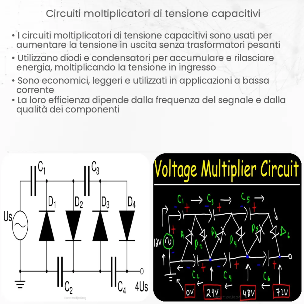 Moltiplicatori di tensione| Come funziona, Applicazione e Vantaggi